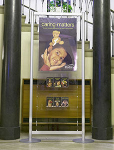 Free standing information display. — CokerExpo