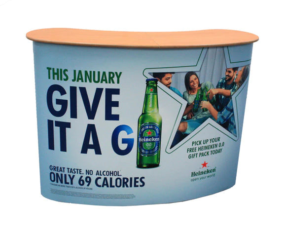 Graphic Wrapped Counters | Exhibition Equipment | Coker Expo | UK-wide