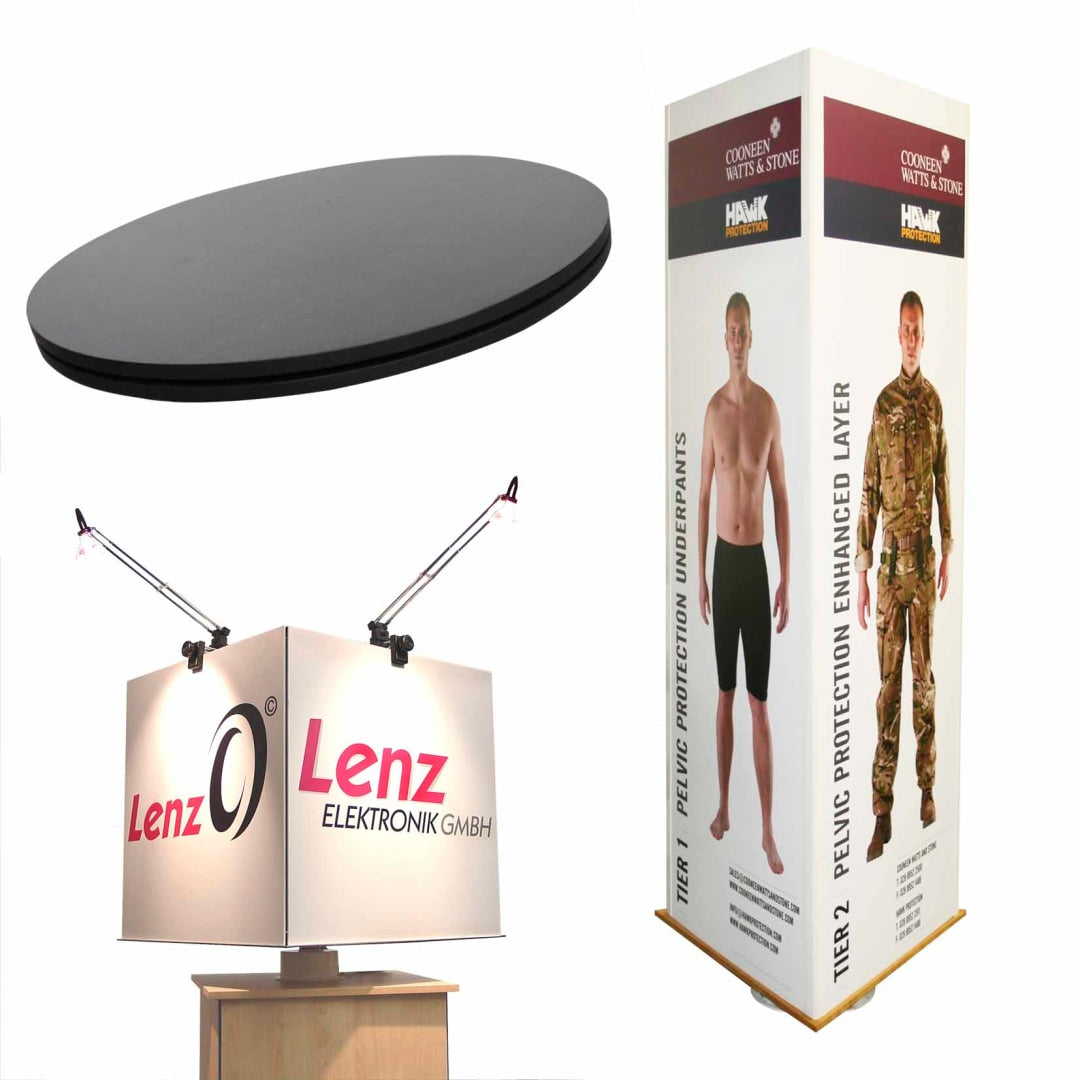 Rotating Display Stands | Coker Expo | UK-wide
