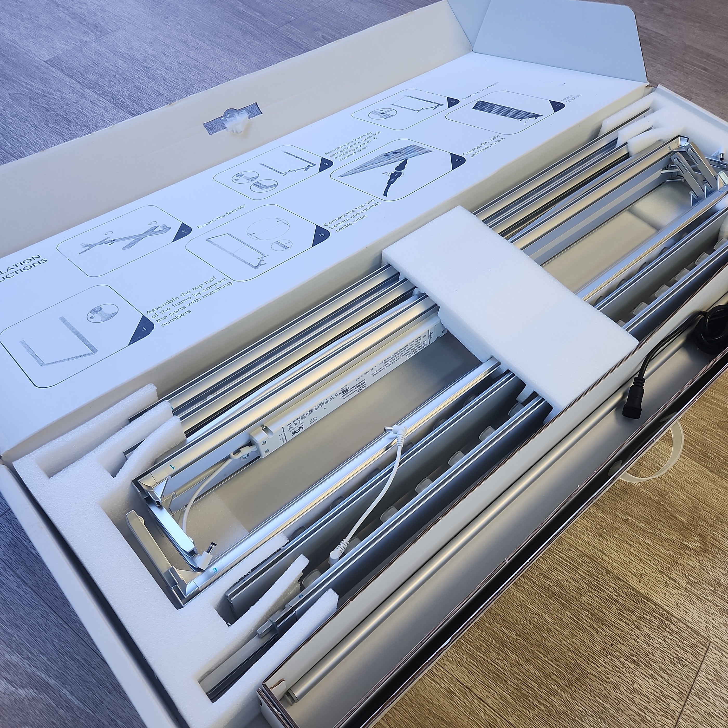 HALO LED Edge-Lit Lightbox Display + Graphics