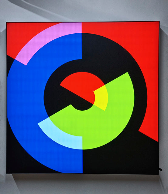 Animated LED backlit lightbox wall mounted - Dynamic