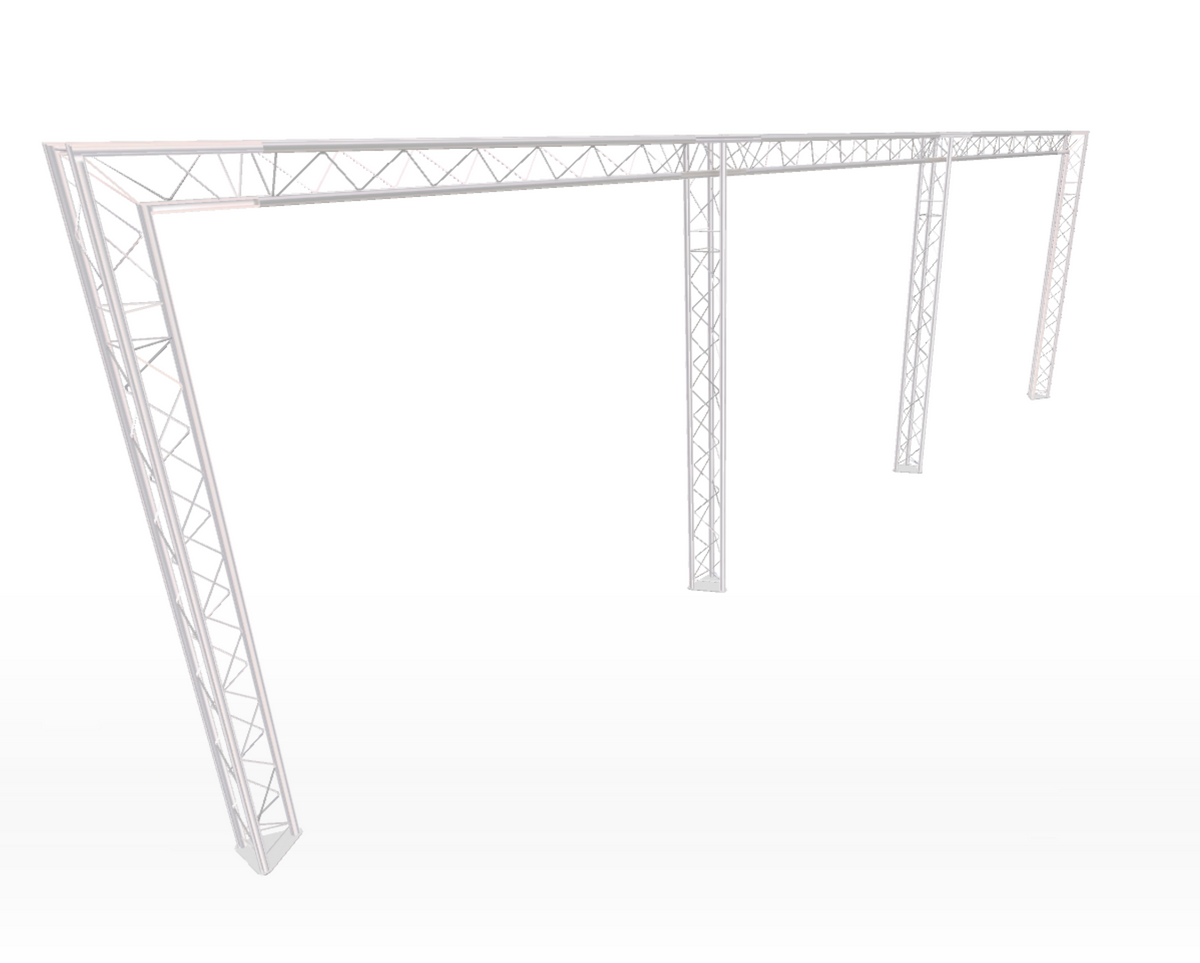 Arch Exhibition Truss Display 8x2.5M extra Legs — CokerExpo