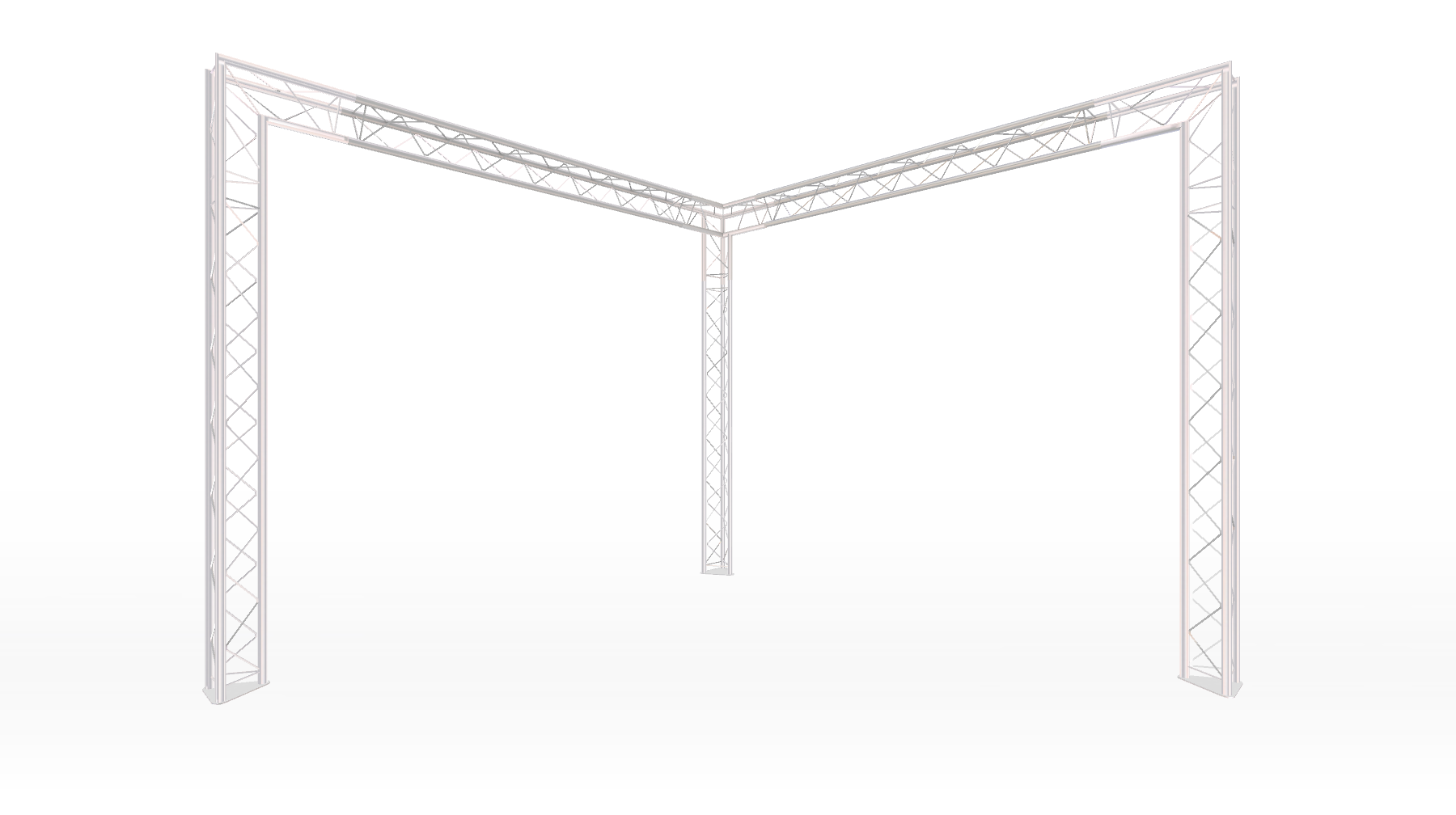 Corner Exhibition Truss Display 6x8x2.5M