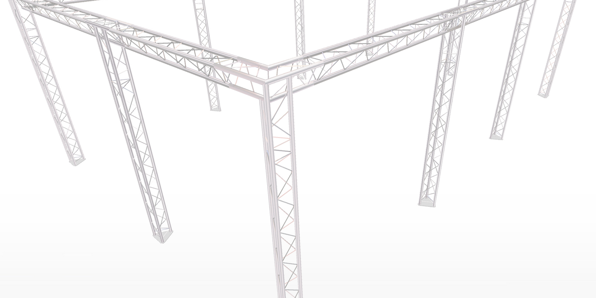 Modular Exhibition Truss Display 3x7x2.5M extra Legs