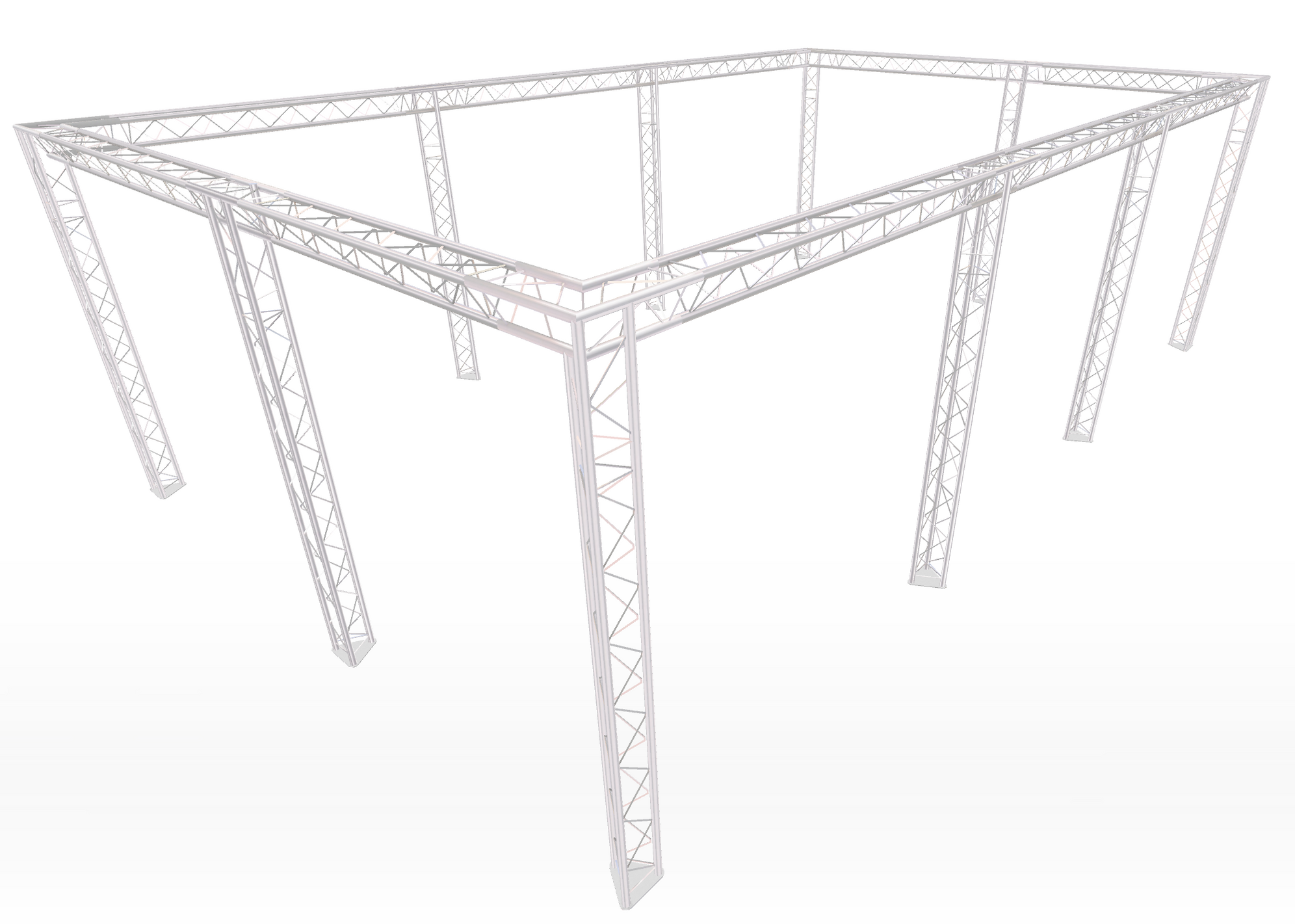 Modular Exhibition Truss Display 3x7x2.5M extra Legs
