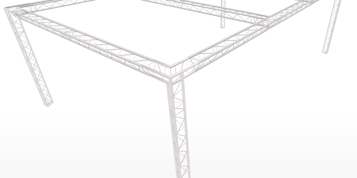 Modular Exhibition Truss Display 3x7x2.5M + Cross beams