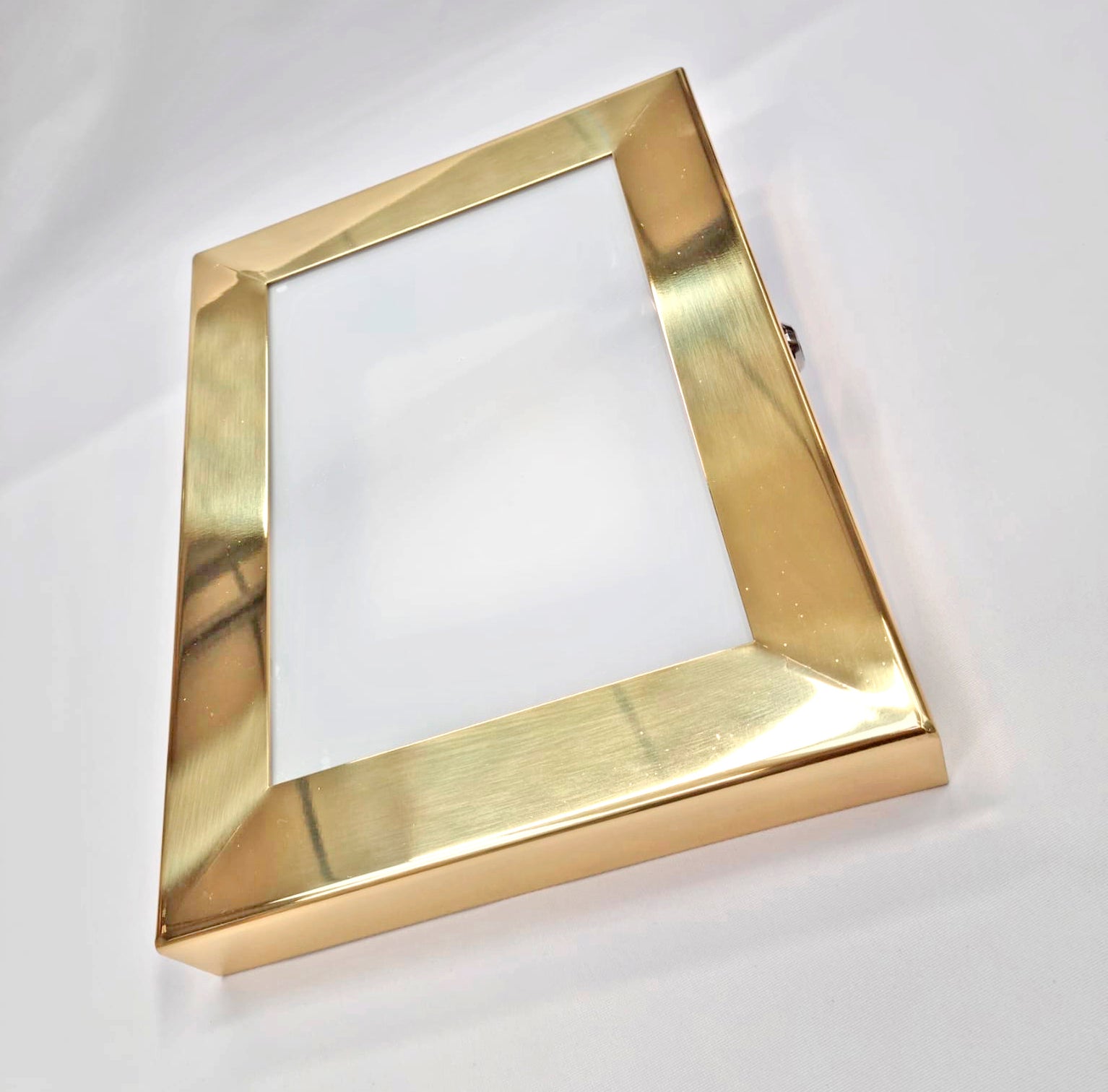 Polished Finish Brass Menu Case with LED lighting