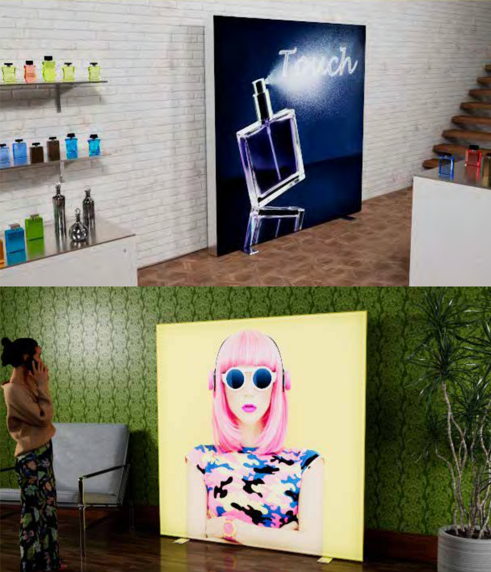 ProRGB Animated Backlit Tension Fabric Display Lightbox (HBPRGB)