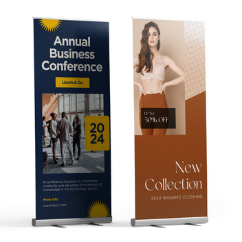 Printed Roller Banner (800/850mm x 2010mm) — CokerExpo