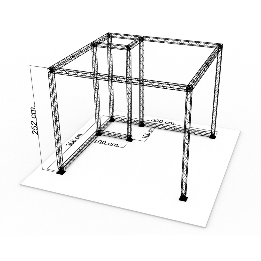 X-10 CROSSWire Modular Truss (3m x 3m) | Lightweight | Easy to Build