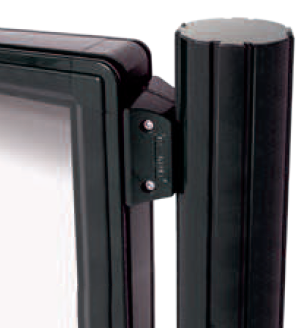 Pair of Oval Posts "Concrete in" 3000mm