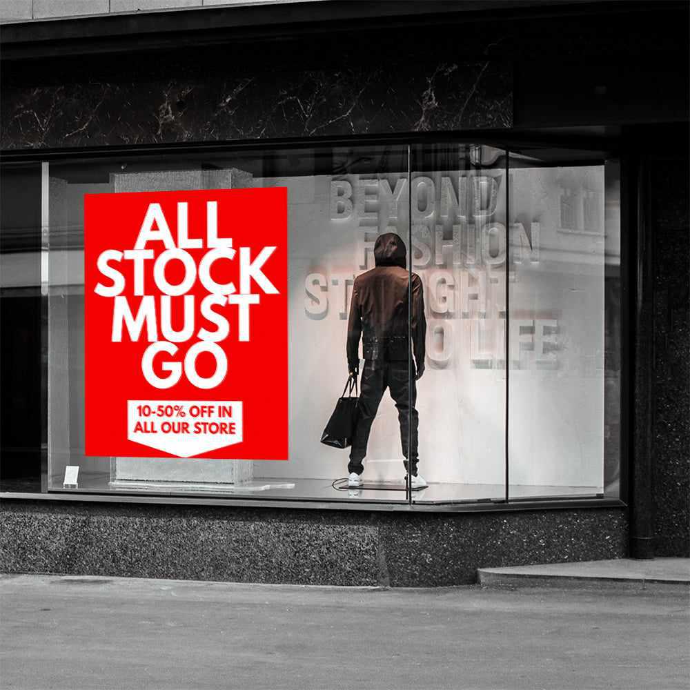 Window Posters/Graphics A0-A4 | Large-Format Printing | A0-A4